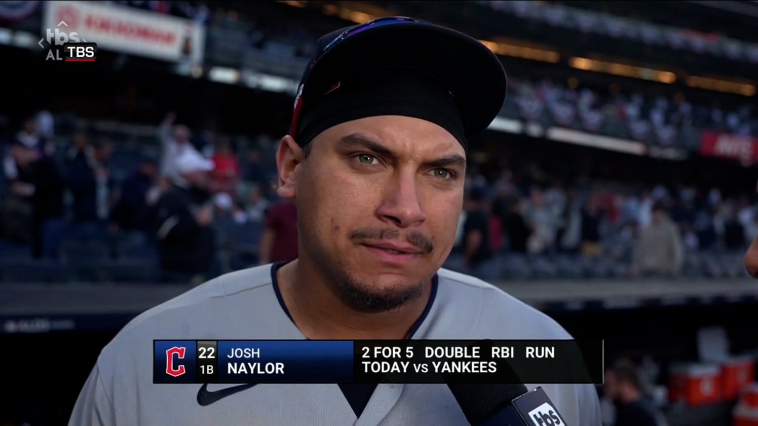 Josh Naylor on Game 2 win over the Yankees | 10/14/2022 | Cleveland ...
