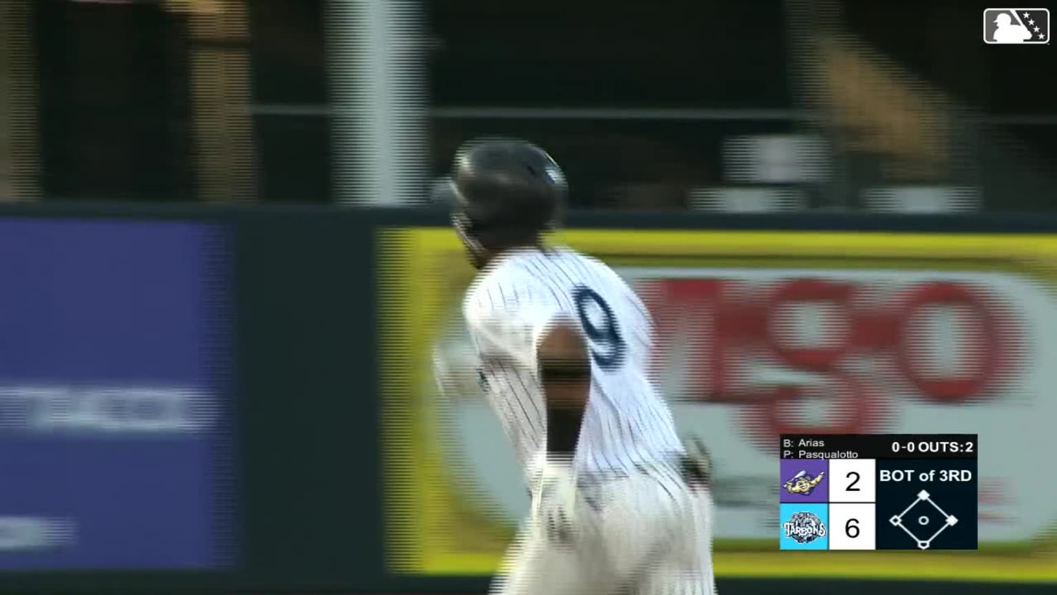 Roderick Arias' three-run home run | 06/08/2024 | New York Yankees