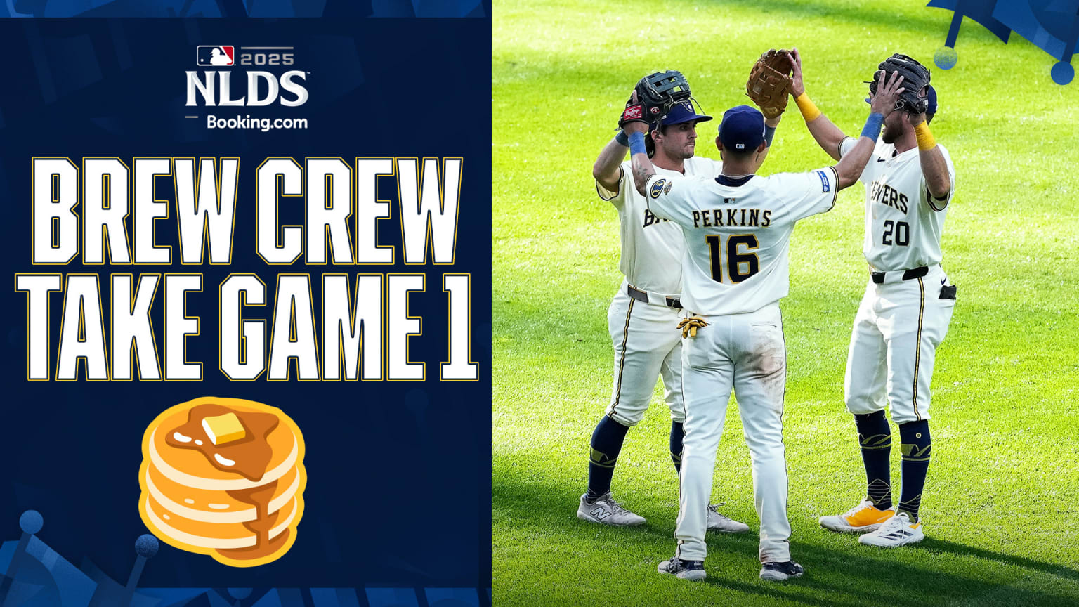 Brewers take Game 1 of the NLDS | 10/04/2025 | Milwaukee Brewers