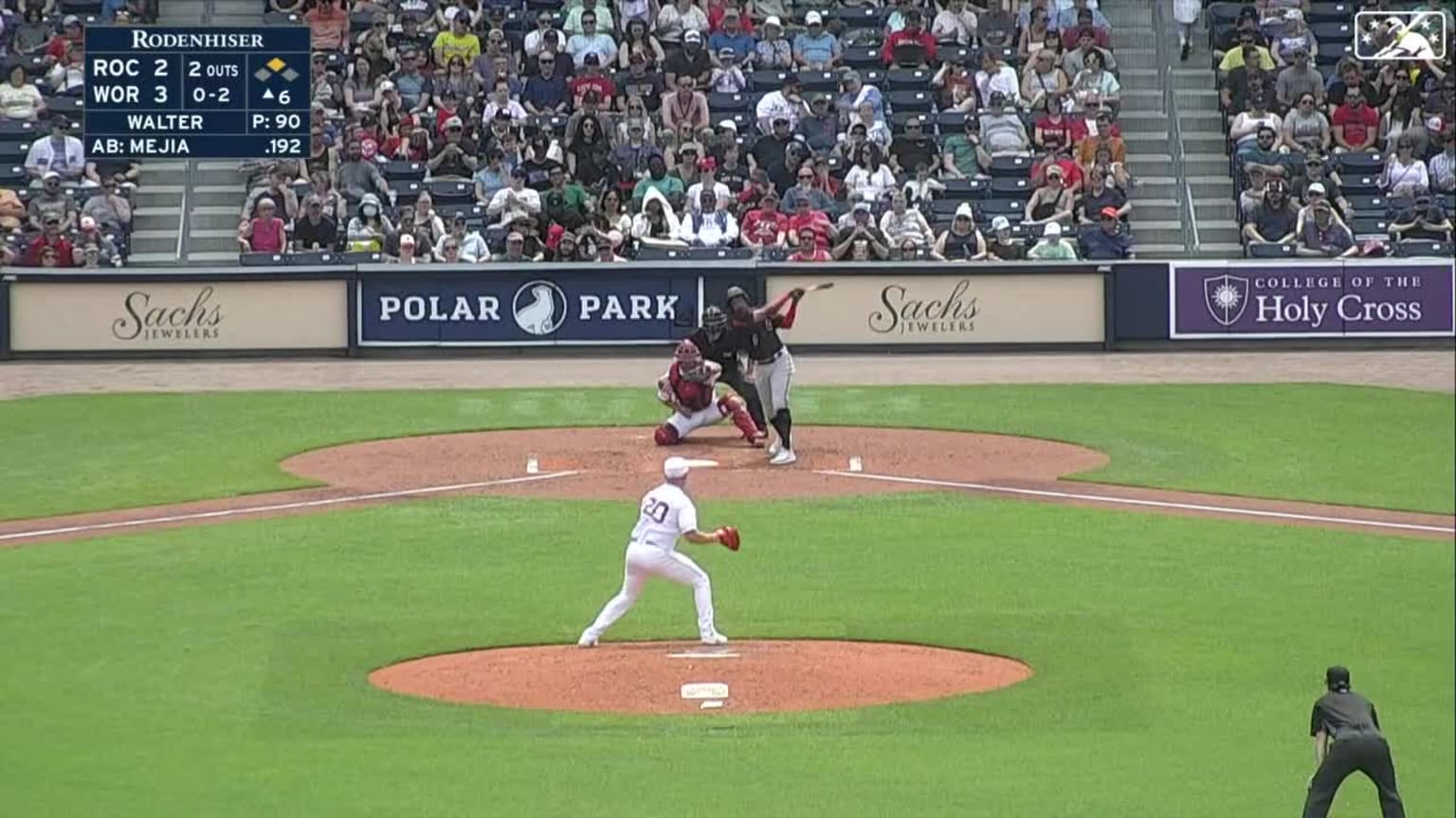 Brandon Walter makes a nice pitch for the strikeout | 06/12/2023 ...