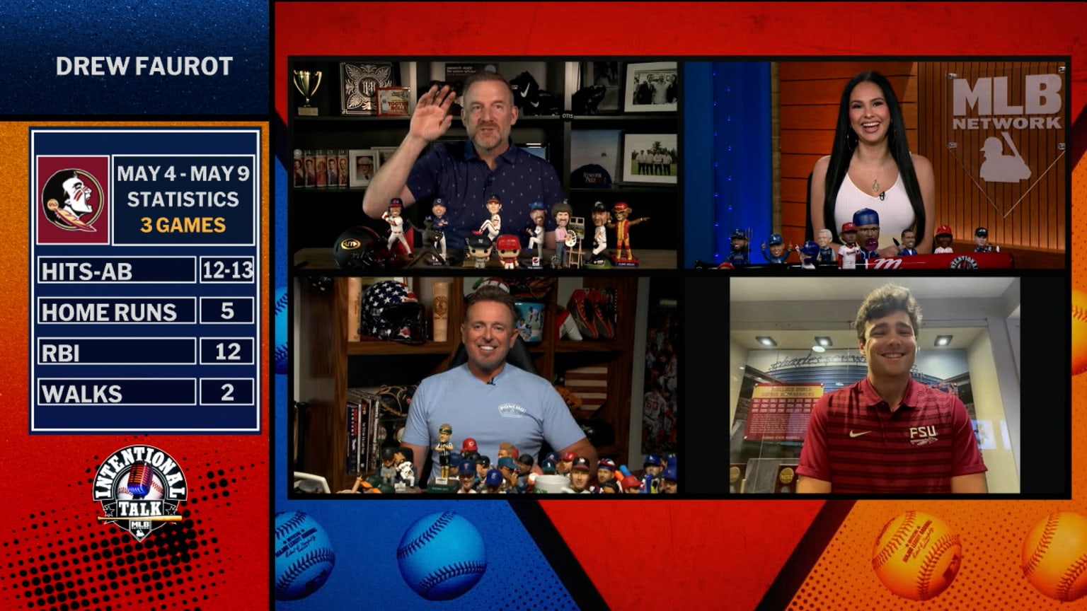 Drew Faurot discusses consecutive hit streak at FSU | 05/16/2025 ...