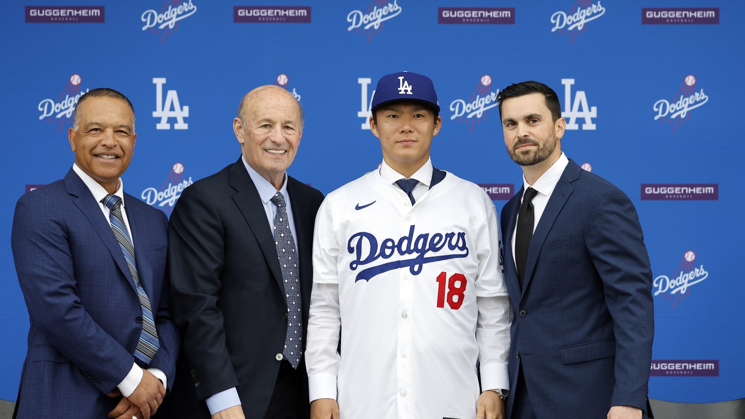 The Dodgers introduce Yoshinobu Yamamoto | 12/27/2023 | Los Angeles Dodgers