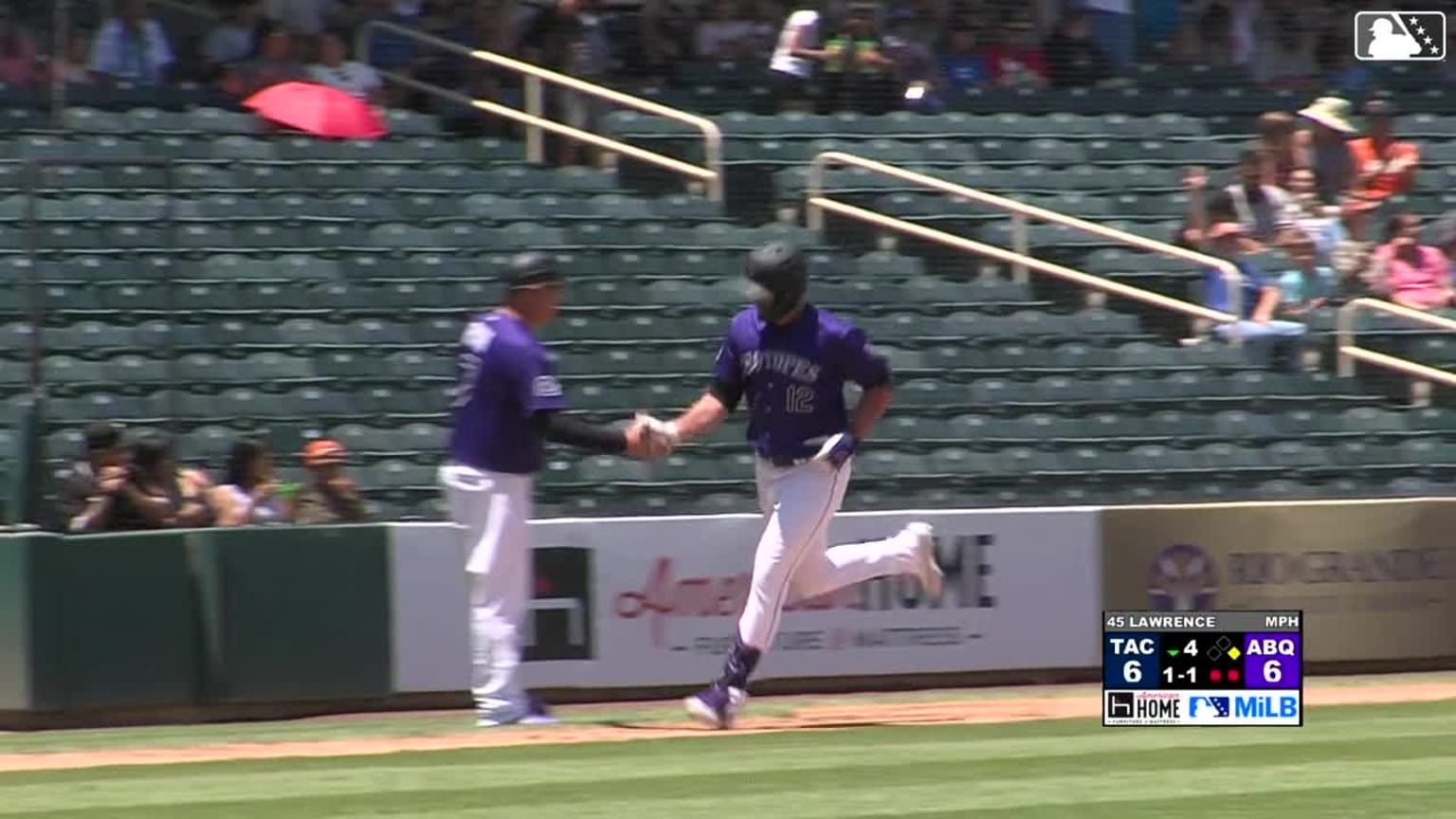 Sean Bouchard's 458 foot homer | 07/10/2024 | Colorado Rockies
