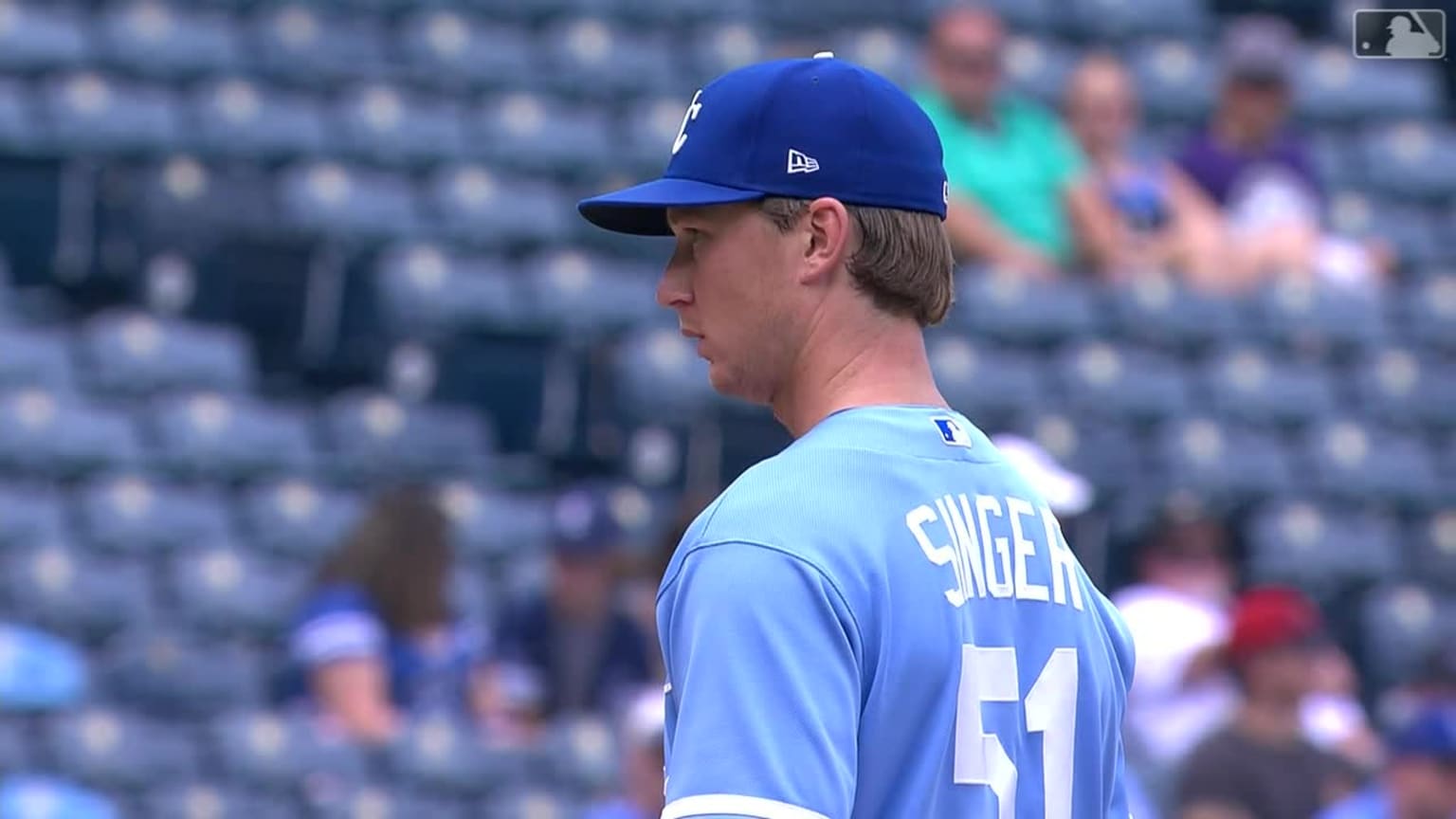 Brady Singer strikes out four batters vs. Rays | 07/16/2023 | Kansas ...