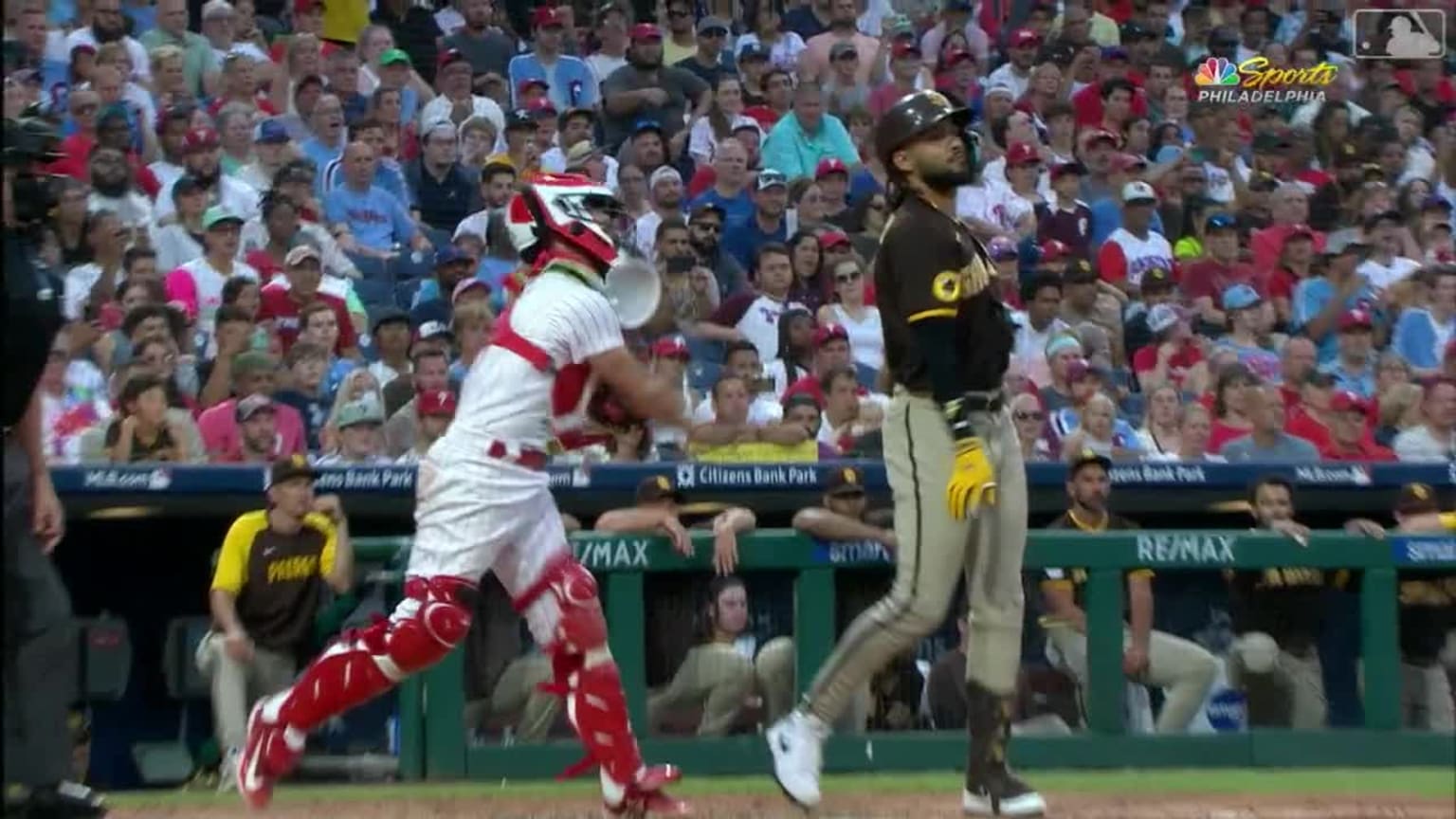 Garrett Stubbs nabs Juan Soto at second in the 3rd | 07/15/2023 ...