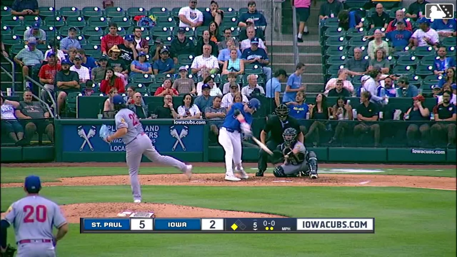 Owen Caissie rips an RBI double | 06/28/2024 | Chicago Cubs