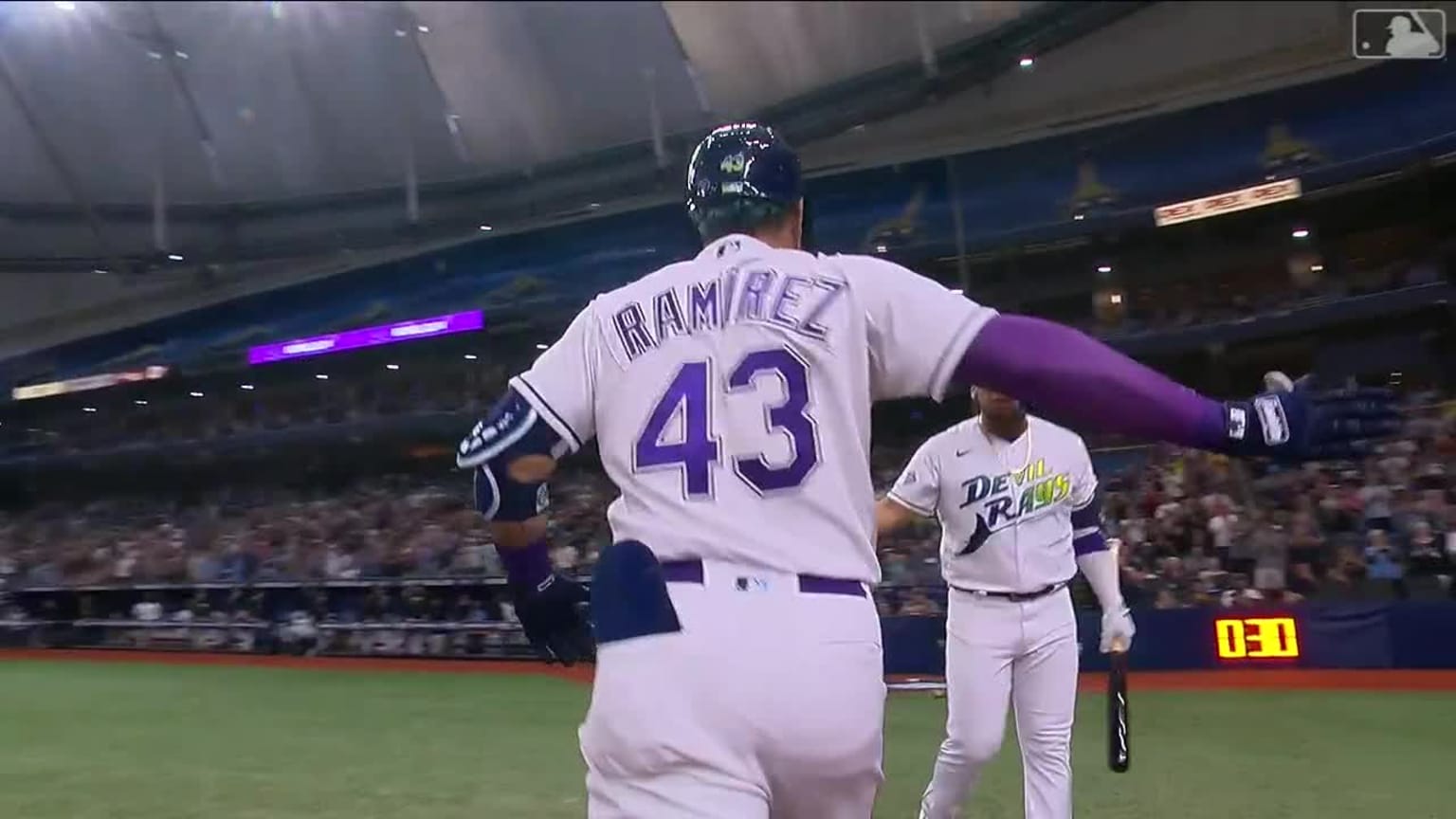 Harold Ramírez puts Rays up 4-0 with a 2-run HR | 04/21/2023 | Tampa ...