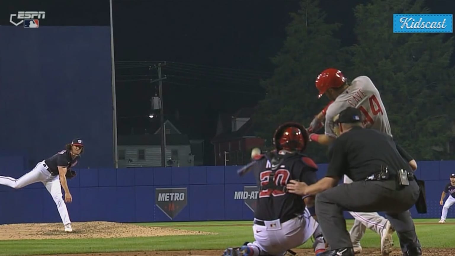 Take a look at Jake Cave's homer on Kidscast | 08/20/2023 ...