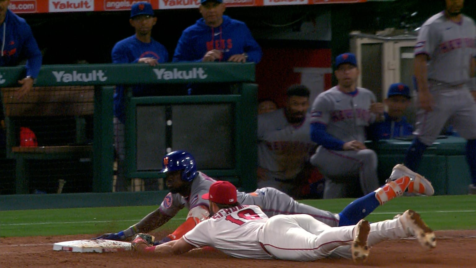 Ronny Mauricio Is Safe At First After A Review 05 02 2026 Los
