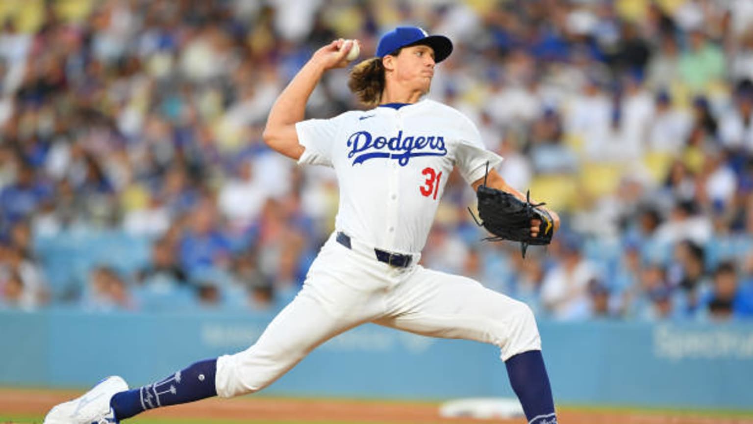 Tyler Glasnow collects seven K's against the Brewers | 07/05/2024 | Los ...