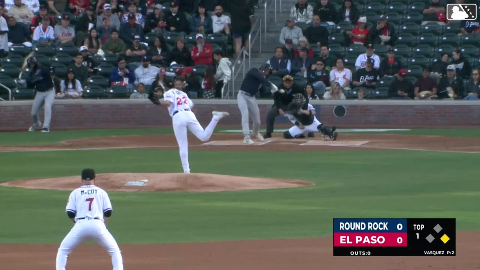 Dustin Harris clubs his first homer of the season | 04/03/2024 | MLB.com