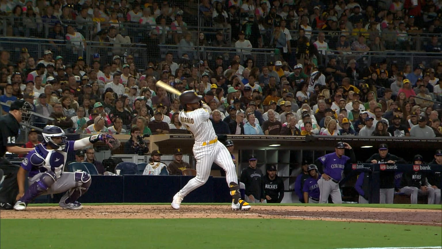 Eguy Rosario smacks an RBI single up the middle | 09/18/2023 | San ...