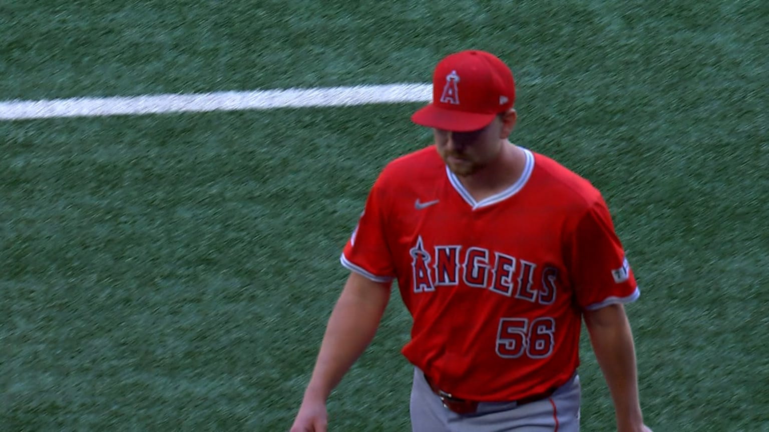 Ryan Zeferjahn induces double play to limit damage | 09/08/2024 | Los Angeles Angels