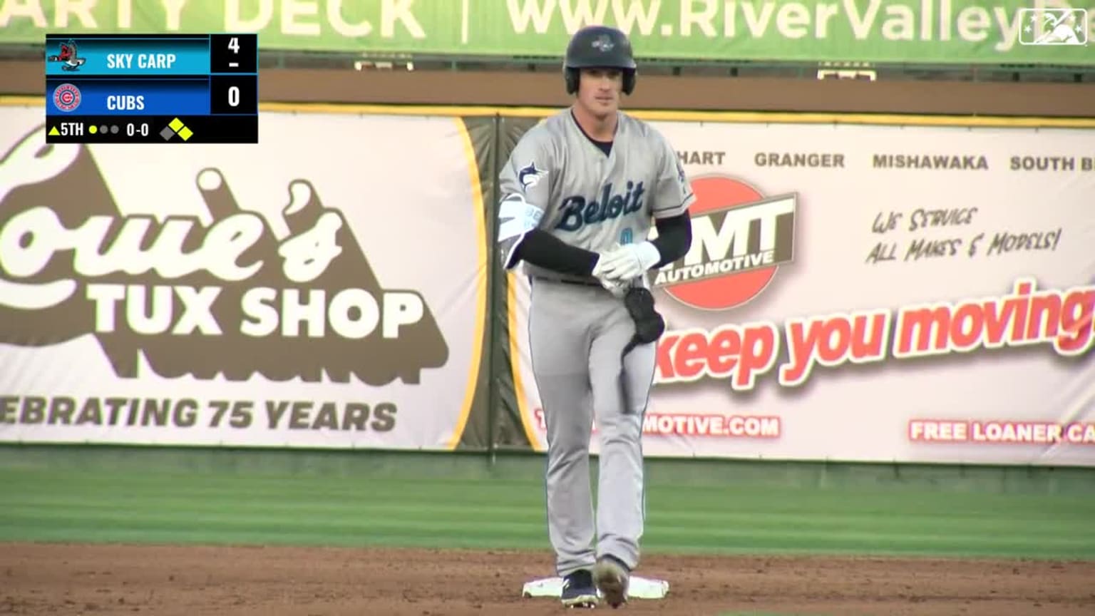 Jacob Berry swats a two-RBI double to left-center | 04/14/2023 | MLB.com