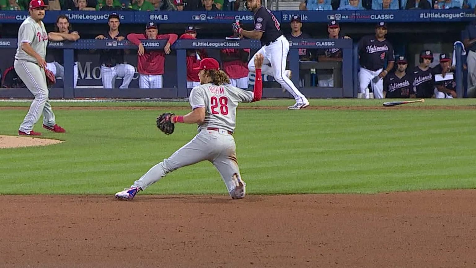 Alec Bohm starts a tremendous double play | 08/20/2023 | New York Mets