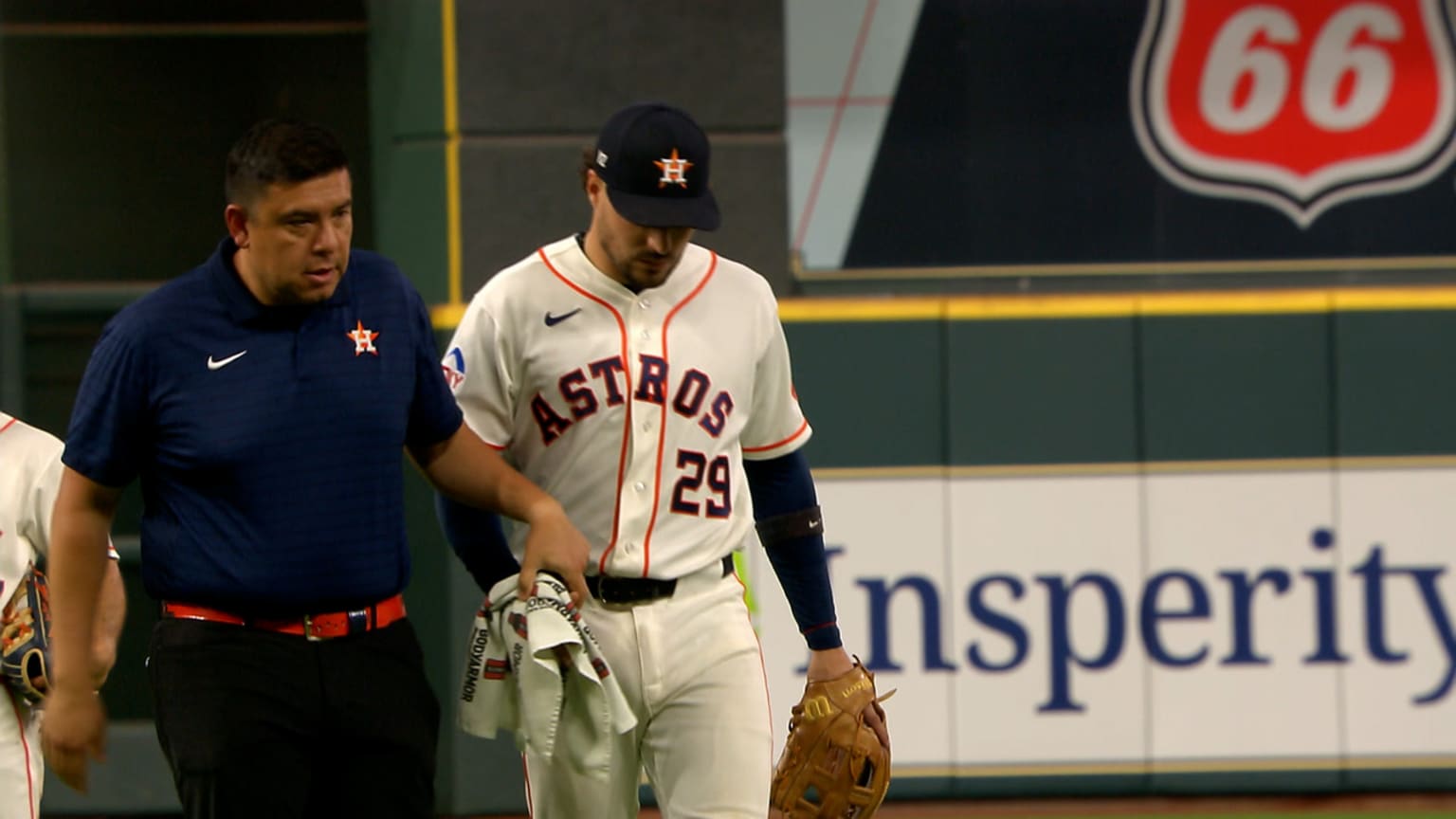 Raynel Delgado leaves due to injury | 07/01/2026 | Houston Astros