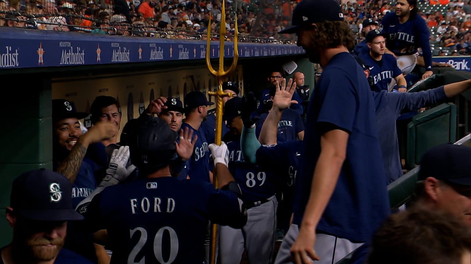 Mike Ford conecta un jonrón solitario al derecho | 07/07/2023 | Los ...