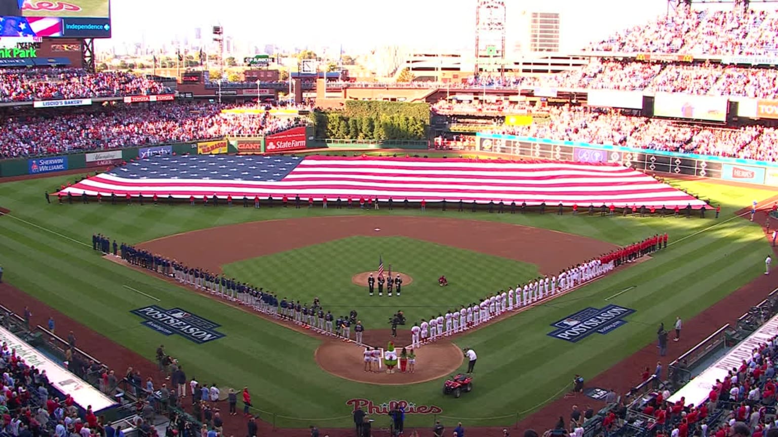 Ryan Colbert sings national anthem prior to Game 3 | 10/11/2023 ...