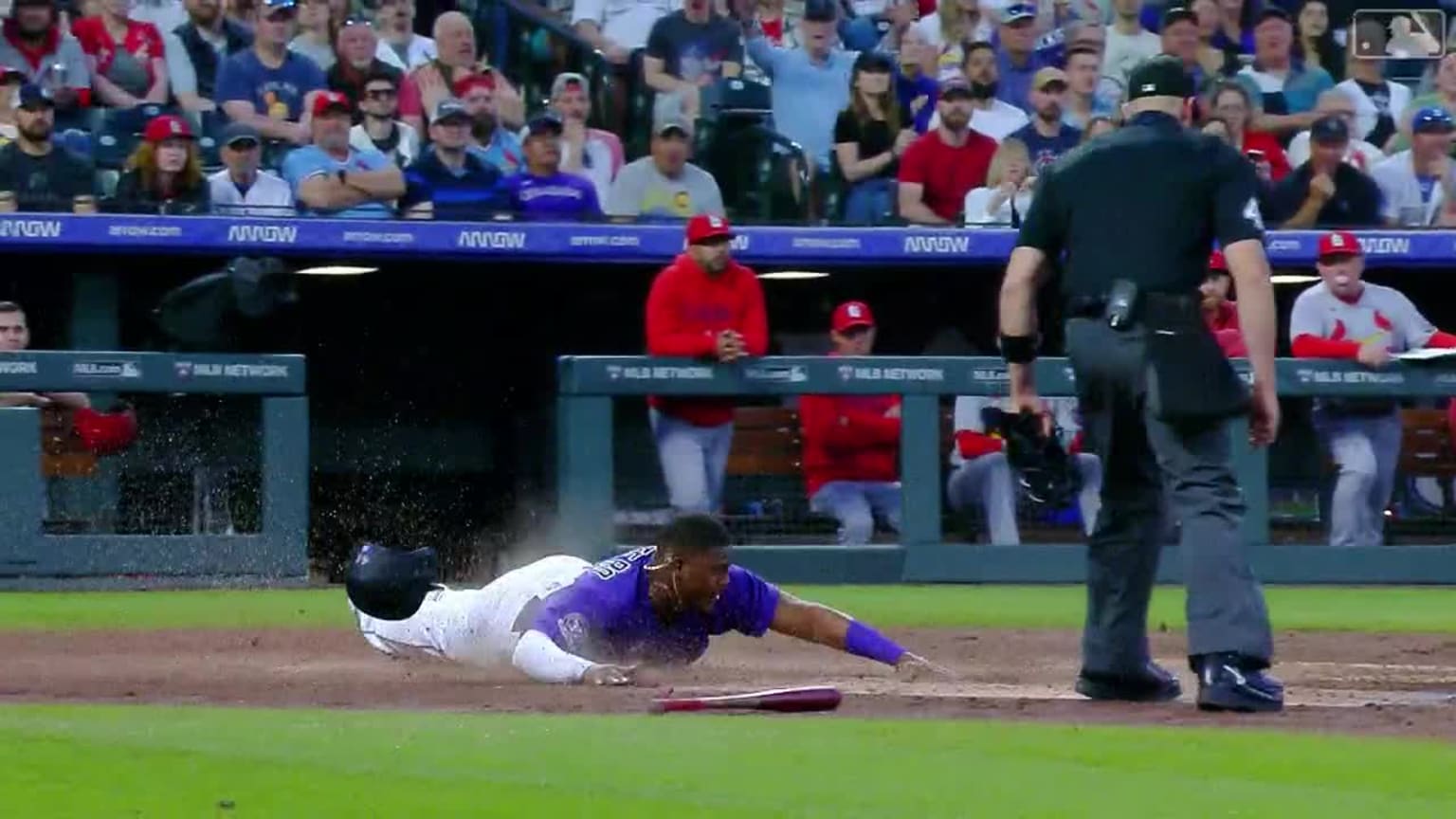 Alan Trejo hits an RBI single to left-center field | 04/10/2023 ...