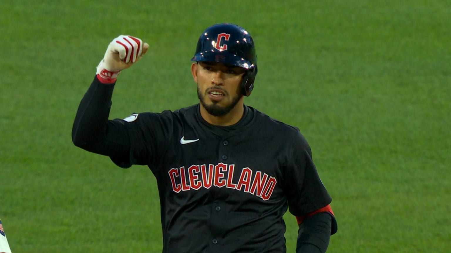 Gabriel Arias plates a run with an RBI double | 04/16/2024 | Cleveland ...