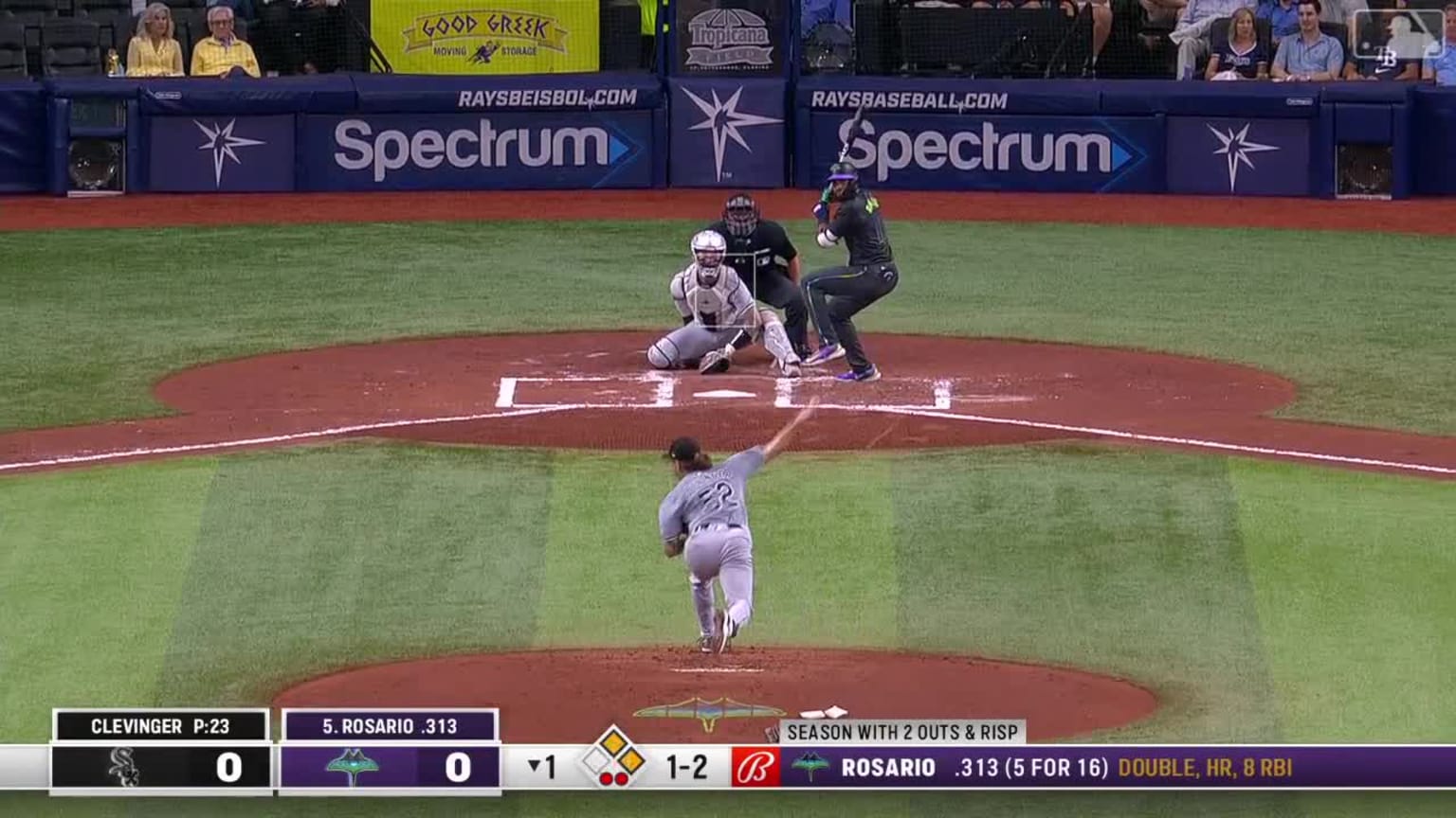 Mike Clevinger retires Amed Rosario on lineout | 05/06/2024 | MLB.com