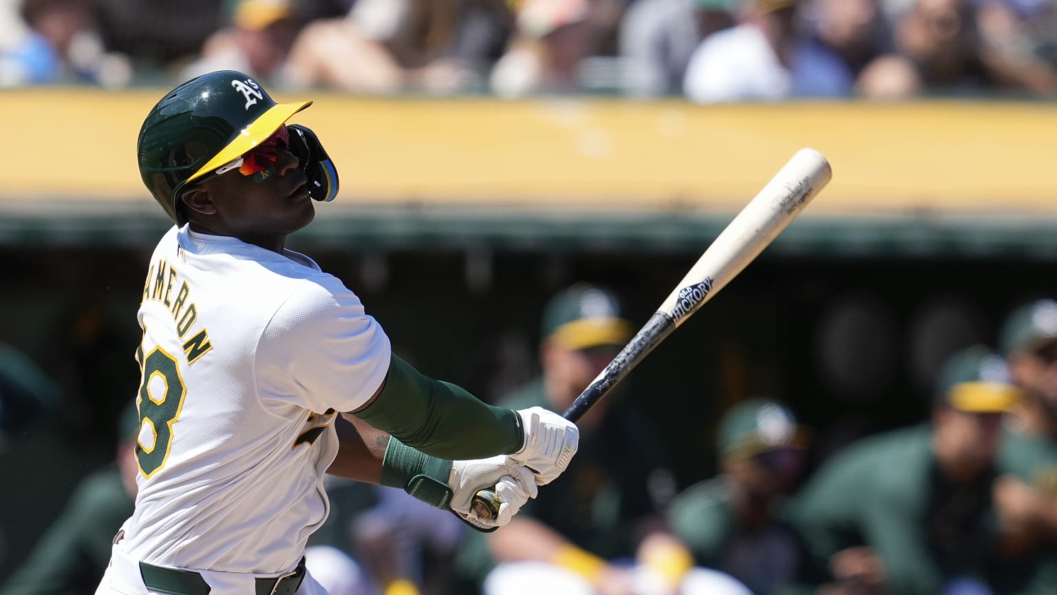 Daz Cameron's sacrifice fly | 08/25/2024 | Athletics