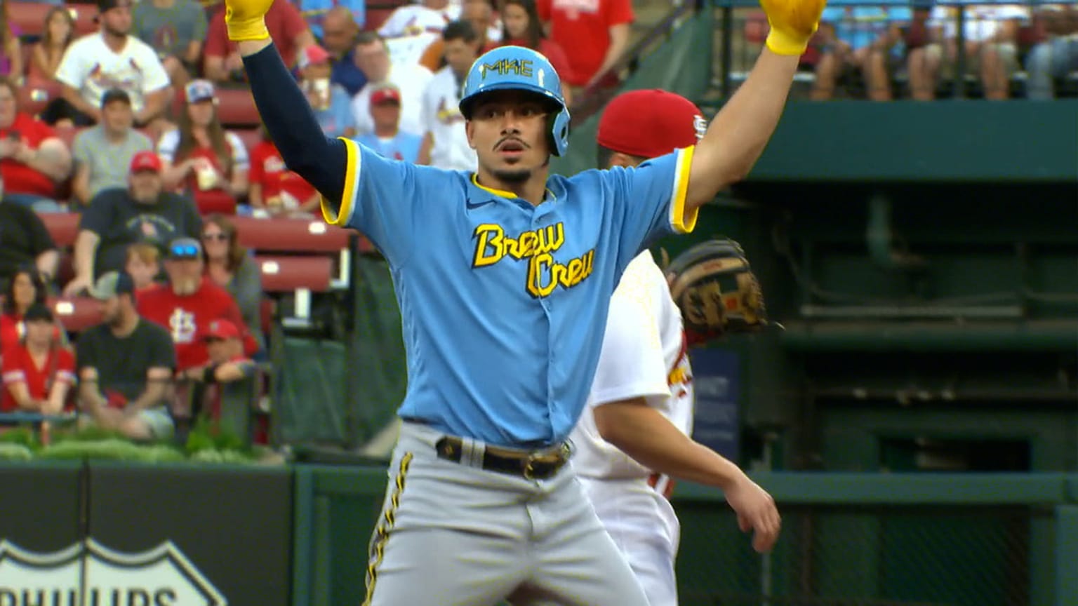 Willy Adames scores Mike Brosseau with an RBI double | 09/13/2022 ...