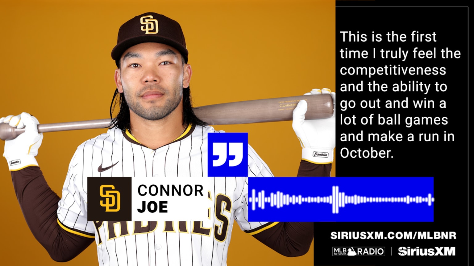 Connor Joe: 'It was hard not to be extremely excited' | 02/20/2025 | San Diego Padres
