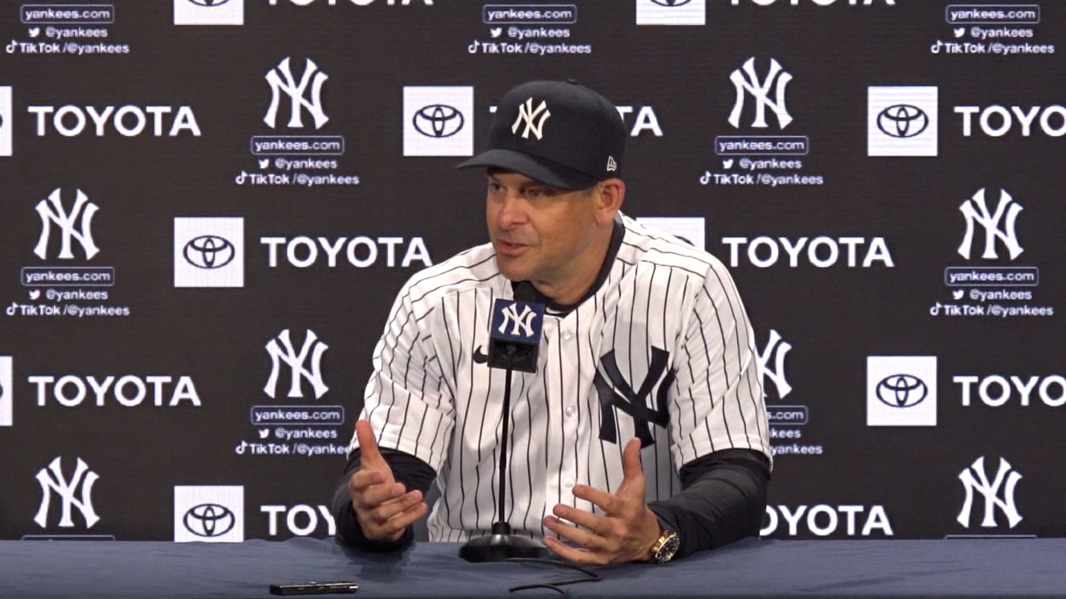 Aaron Boone discusses Gerrit Cole's Opening Day start | 03/30/2023 | MLB.com