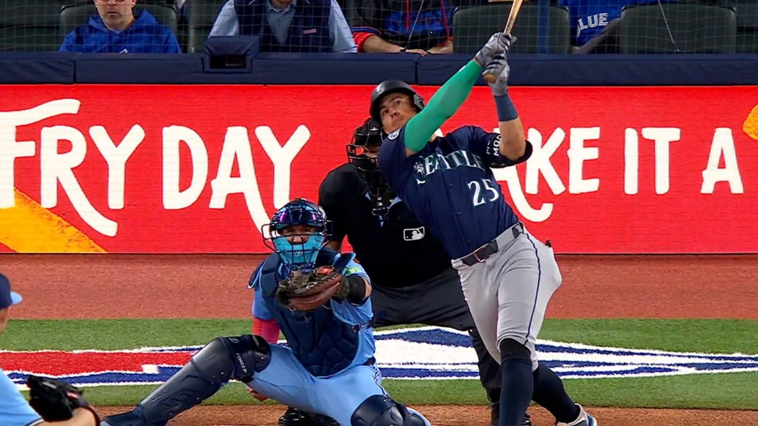 Dylan Moore's leadoff home run (5) | 04/20/2025 | Seattle Mariners