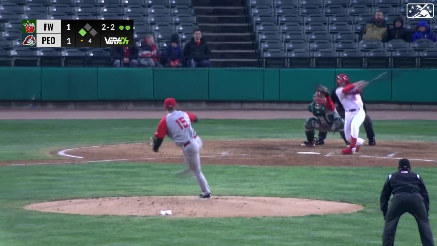 Ryan Bergert picks up his 5th strikeout in High-A | 04/23/2023 | MLB.com