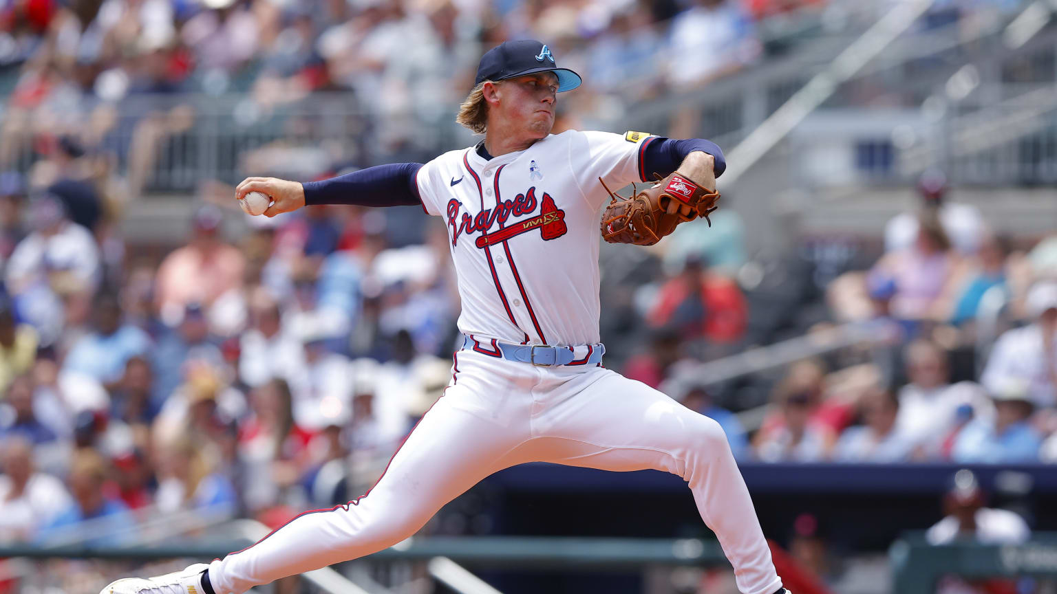 Hurston Waldrep's first strikeout at Truist Park | 06/16/2024 | Atlanta ...