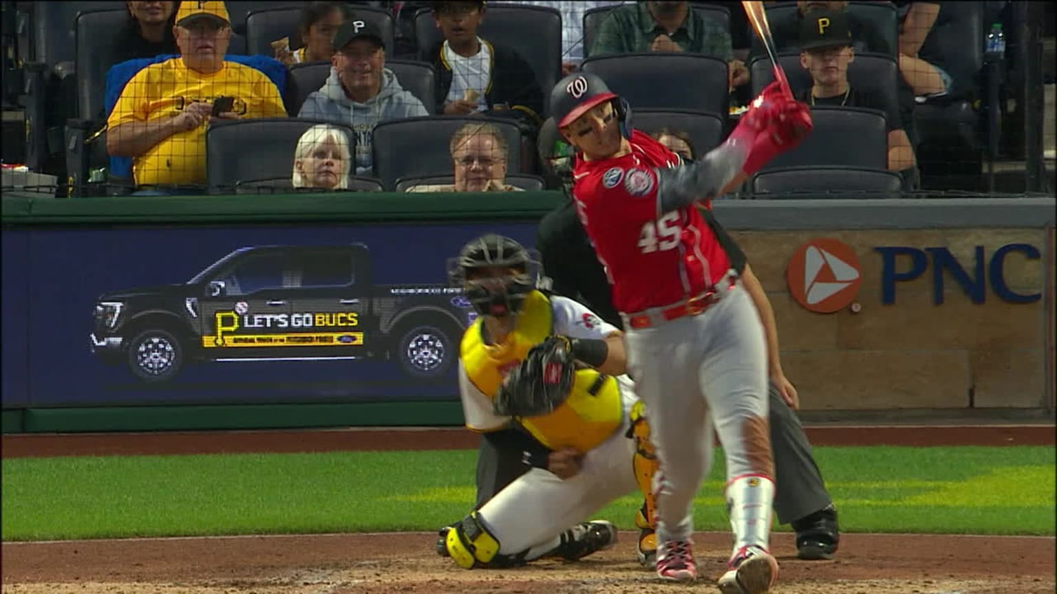 Joey Meneses collects two hits against the Pirates | 09/12/2023 ...