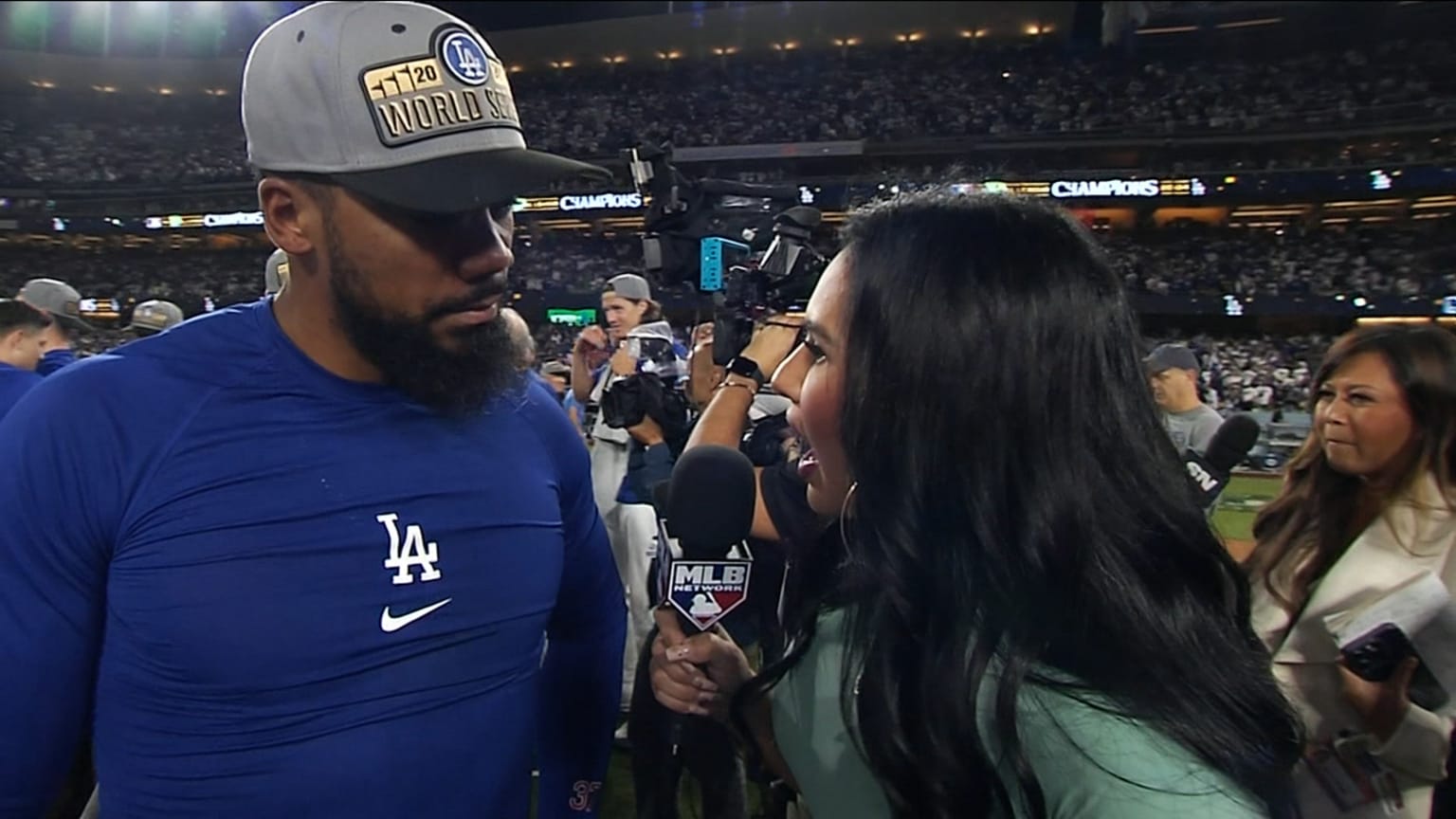 Teoscar Hernandez on winning the NL pennant | 10/21/2024 | MLB.com