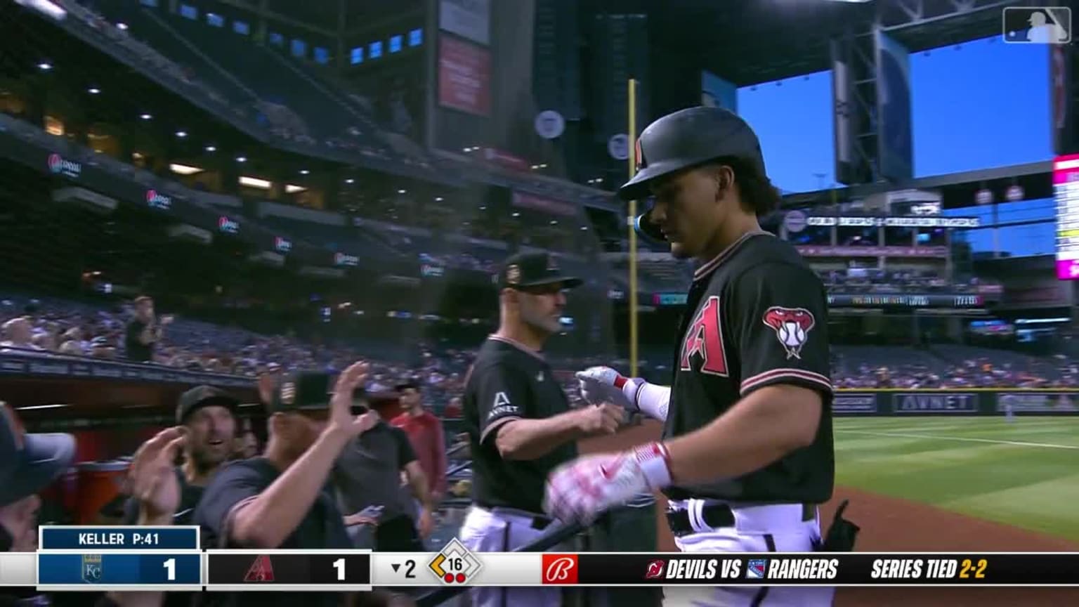 Alek Thomas lifts sacrifice fly to right in the 2nd | 04/24/2023 ...