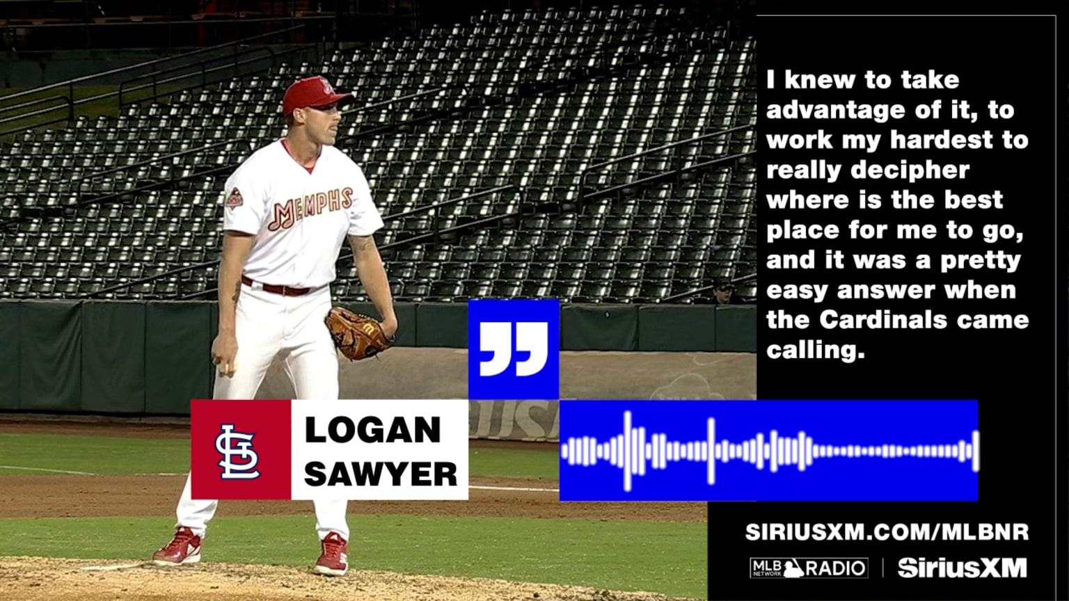 Logan Sawyer on his journey to becoming a Cardinal | 01/28/2024 | St ...