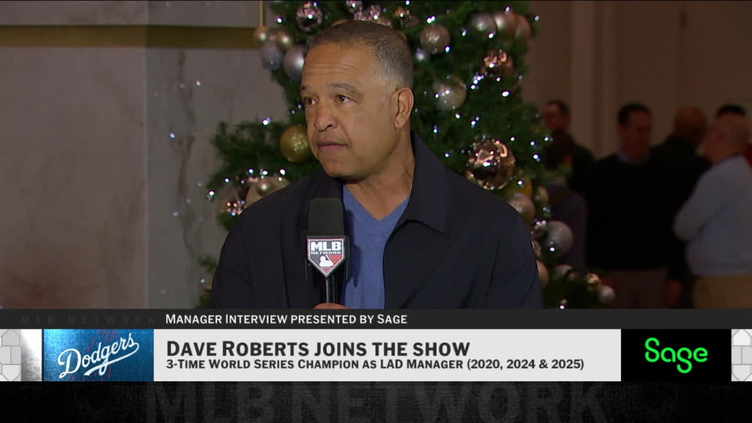 Dave Roberts on Dodgers' iconic WS win and more | 08/12/2025 ...
