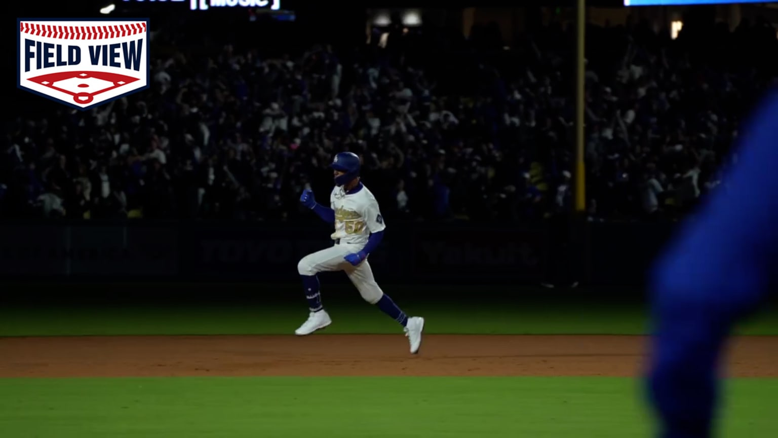 Field view of Mookie Betts' walk-off homer | 03/28/2025 | Los Angeles ...