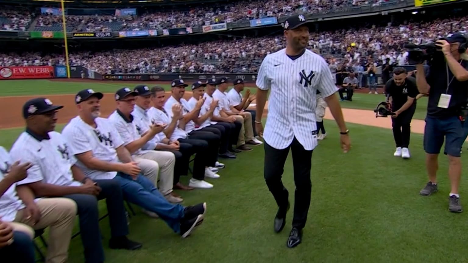 Yankees honor the 1998 World Series Champions | 09/09/2023 | New York ...