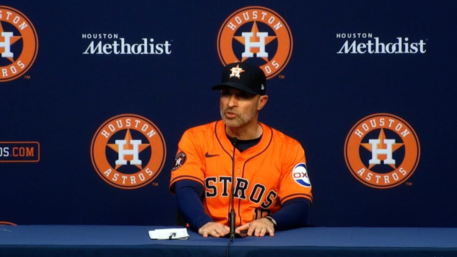 Joe Espada discusses the Astros' 5-4 loss | 08/16/2024 | Houston Astros