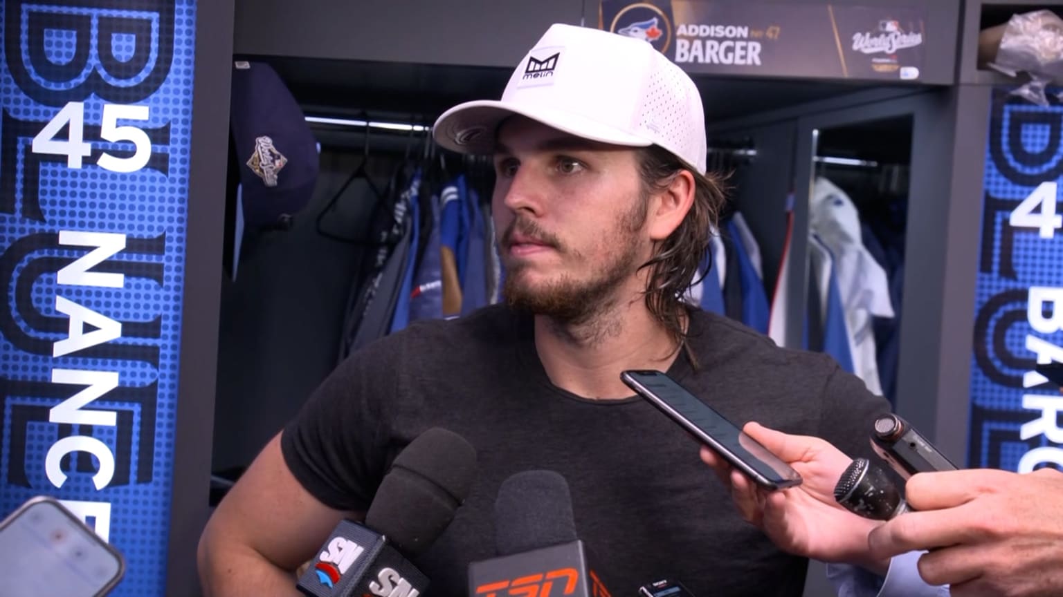 Addison Barger on wild 9th inning, getting doubled up | 10/31/2025 ...