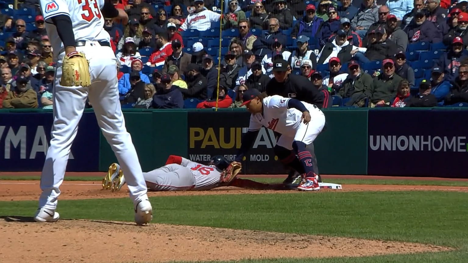 Duran safe at first, call stands | 04/25/2024 | Tampa Bay Rays