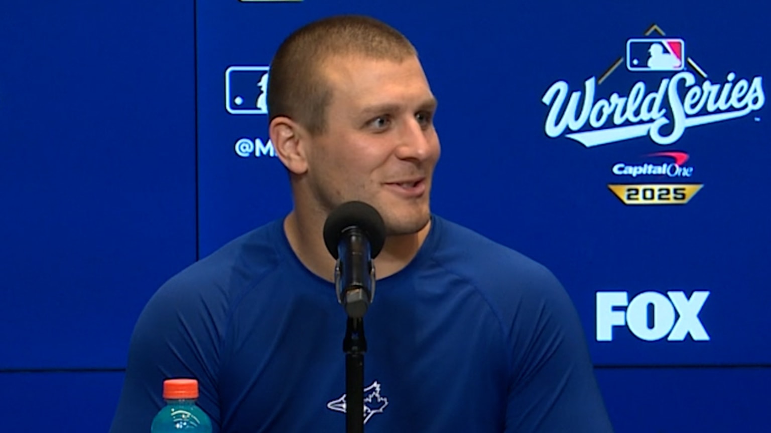 Daulton Varsho habla sobre su jonrón en el Juego 1 | 24/10/2025 | Los ...