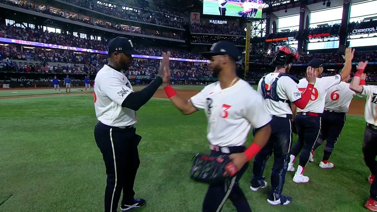 Aroldis Chapman strikes out Myles Straw swinging | 07/15/2023 | Texas ...