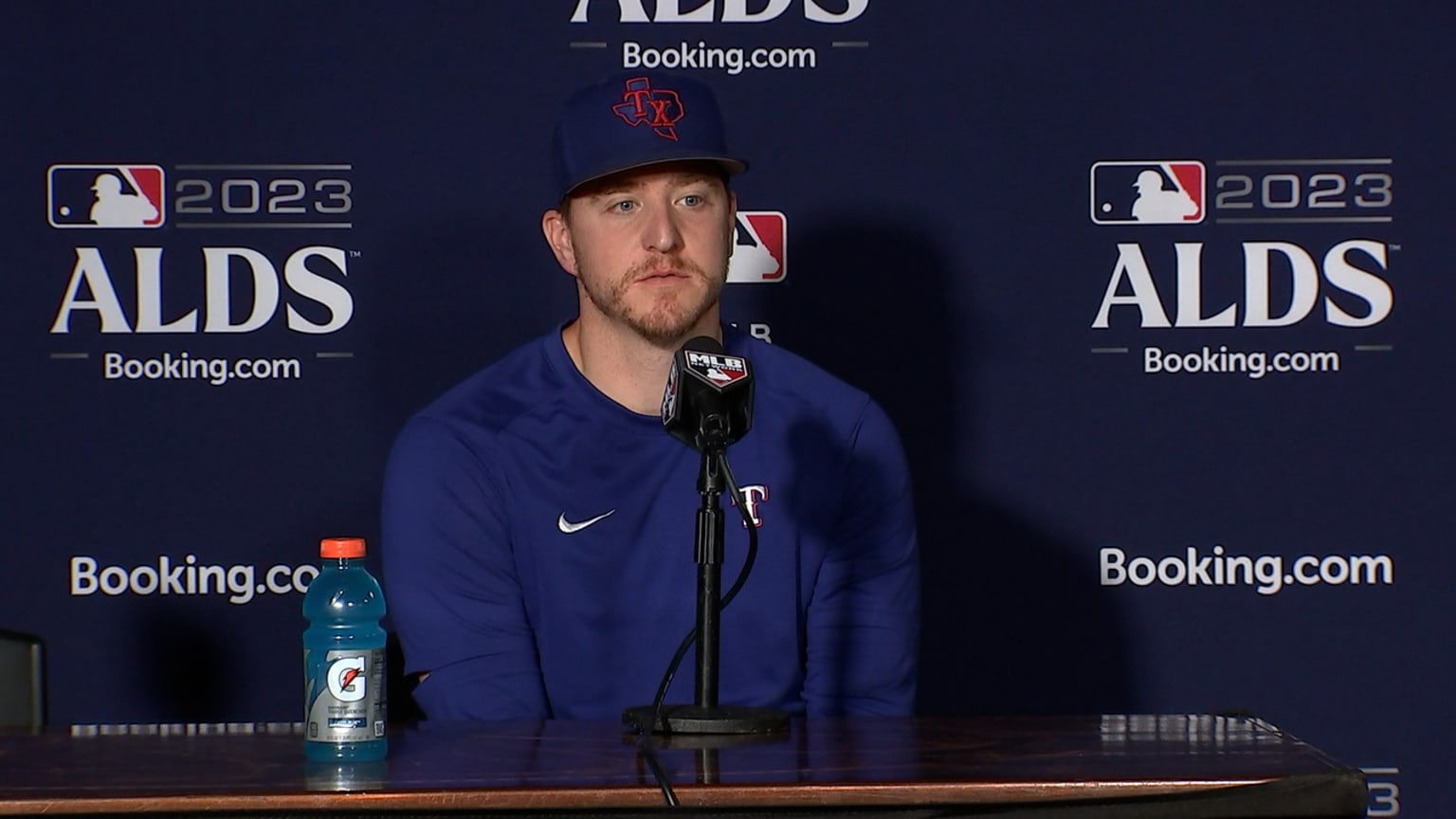 Josh Sborz on postseason performances, goals | 10/08/2023 | Texas Rangers