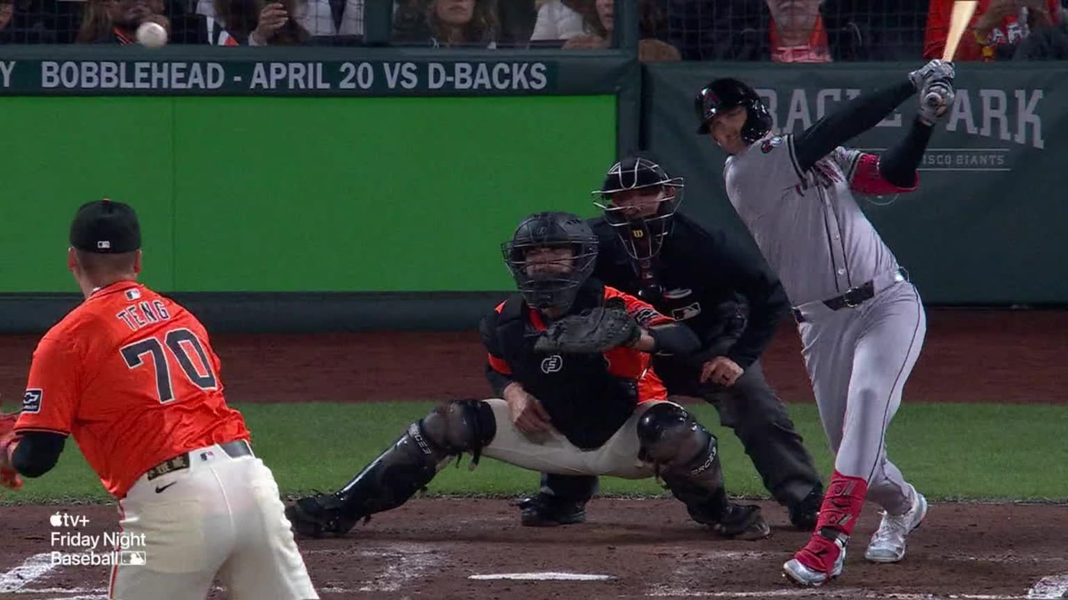 Kevin Newman hits an RBI single | 04/19/2024 | Arizona Diamondbacks