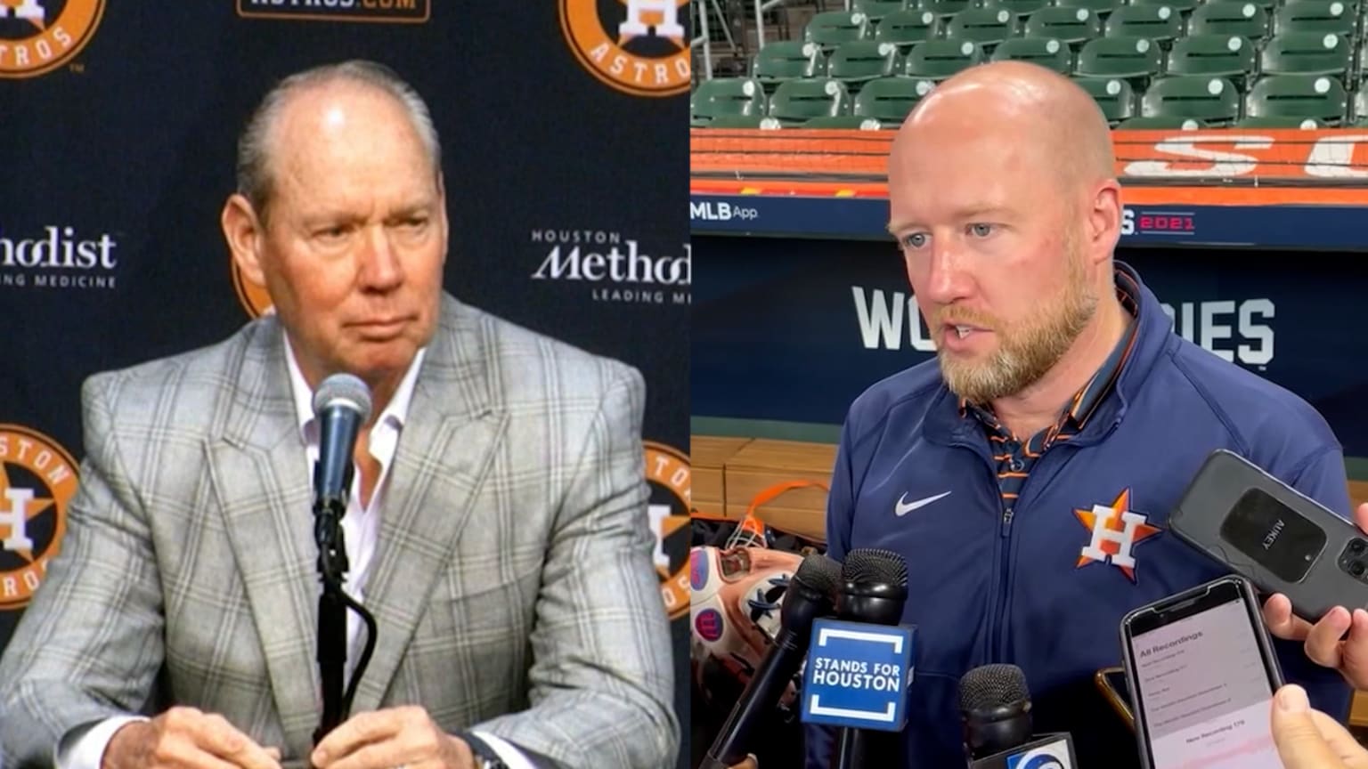 Astros owner discusses GM situation for 2023 | 11/09/2022 | Houston Astros