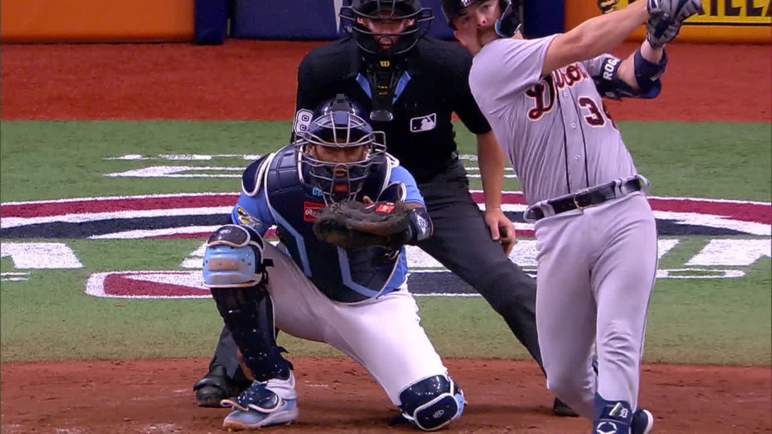 Jake Rogers hits a solo homer to left-center field | 04/02/2023 ...