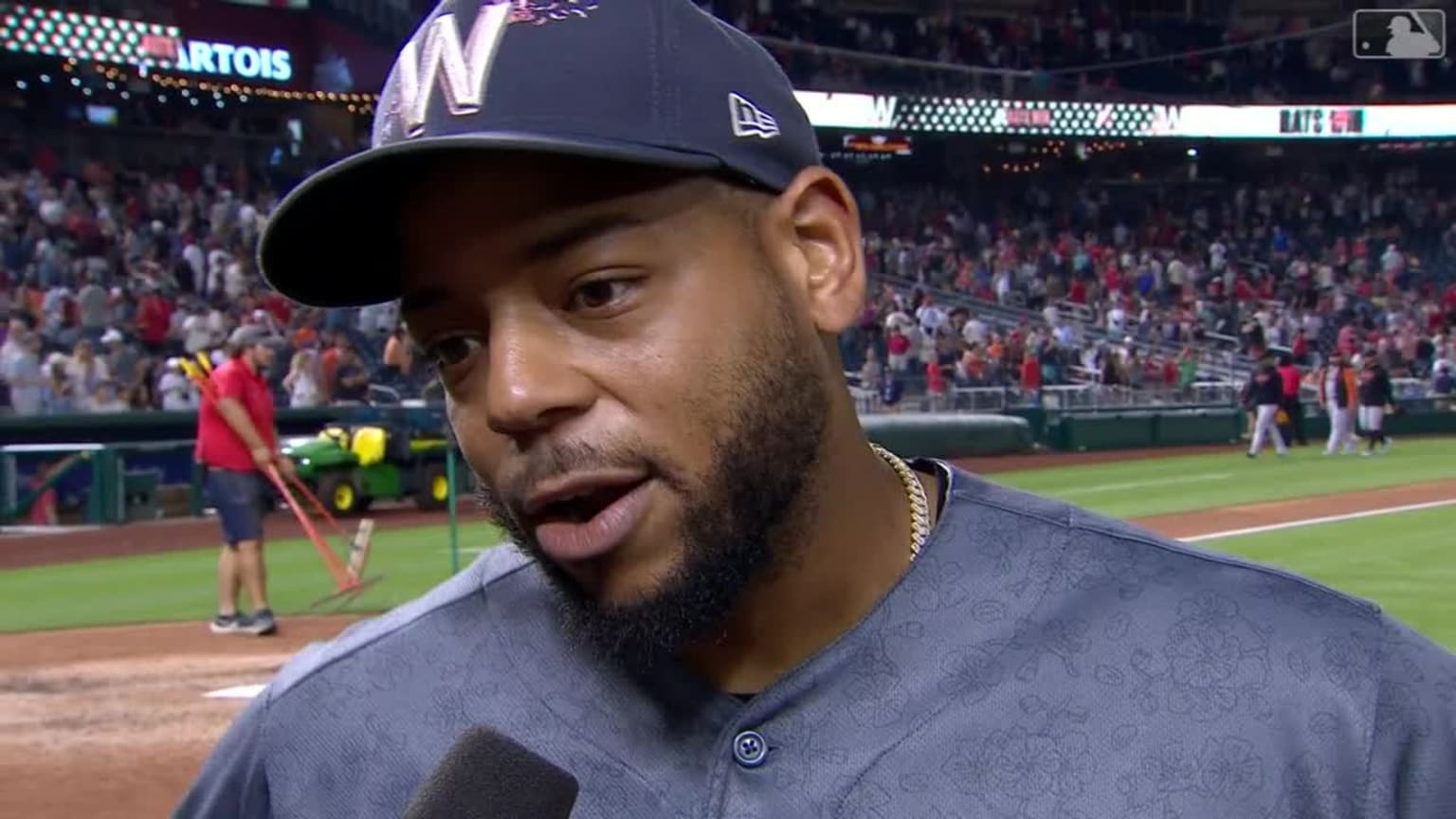 Dominic Smith on offense in Nationals' big 10-1 win | 07/22/2023 ...