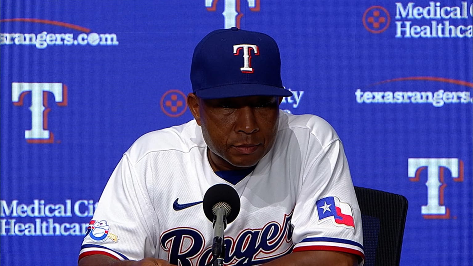 Tony Beasley on Kohei Arihara and the 11-7 loss | 09/10/2022 | Texas ...